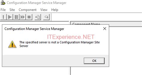 The Specified Server Is Not A Configuration Manager Site Server In Sccm