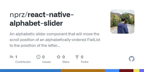 Github Nprzreact Native Alphabet Slider An Alphabetic Slider