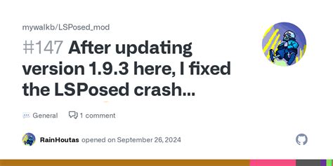 After Updating Version 1 9 3 Here I Fixed The LSPosed Crash Problem