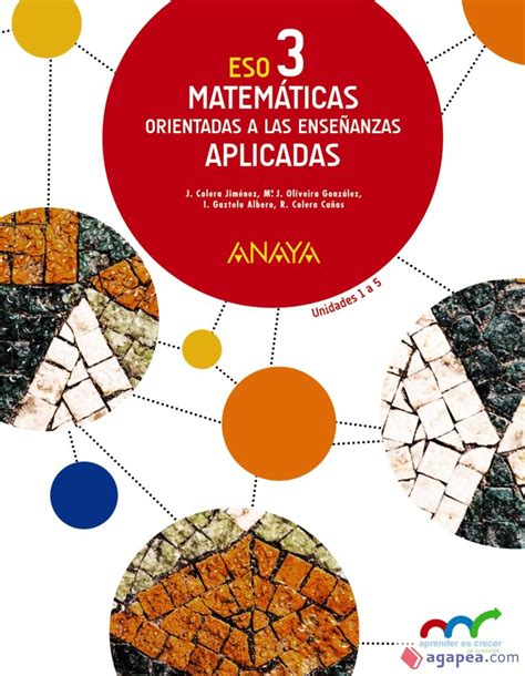 MATEMATICAS ORIENTADAS A LAS ENSEÑANZAS APLICADAS 3º ESO ANAYA