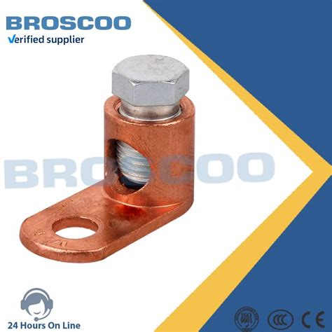 Square Ring Terminal Non Insulated 6 Awg Crimp Connection Mpn Cp