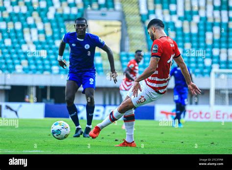 UYO NIGERIA DECEMBER Bassem Srarfi Of Africain During The CAF