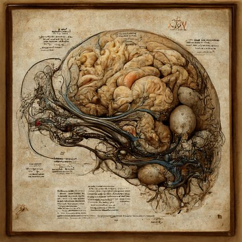 The Human Brain Davinci Style Art By Cryptograf7 On Deviantart