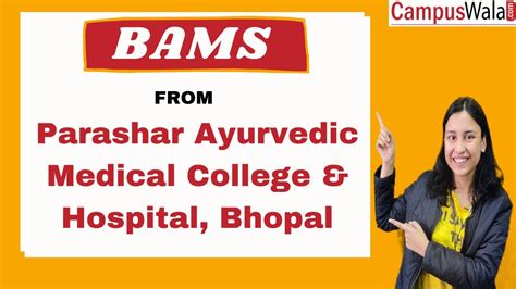 Parashar Ayurvedic Medical College And Hospital Bhopal Admissions