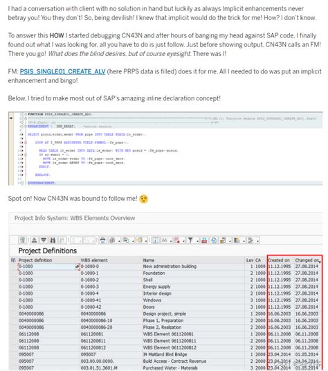 【abap】ps模快报表字段增强sap Cji3增强 Csdn博客