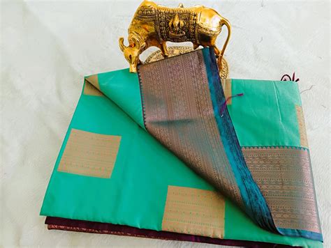 Peacock Green And Pink Semi Silk Saree Swastik Boutiques Sri Lanka