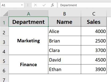 How To Sort Merged Cells In Excel 3 Suitable Methods Excel Insider