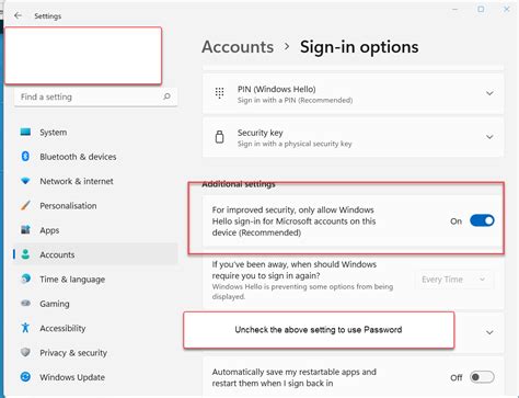 How To Login Windows Remote Desktop Rdp In Windows 11 When Microsoft Account And Hello Pin