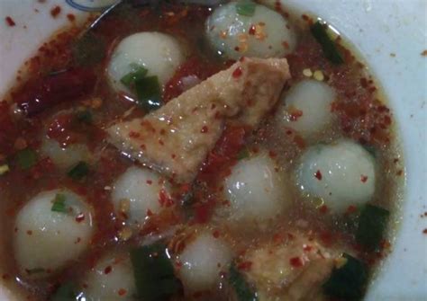 Resep Cilok Kuah Baso Aci Oleh Bunda Arfan Rizky Cookpad