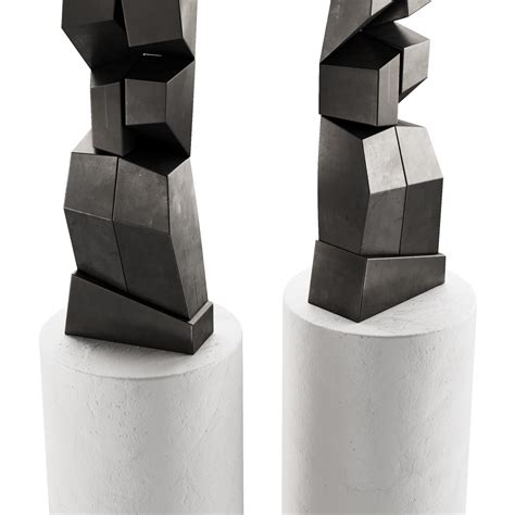 Interior Sculptures Stdibs Angular Artwork D Model For VRay Corona