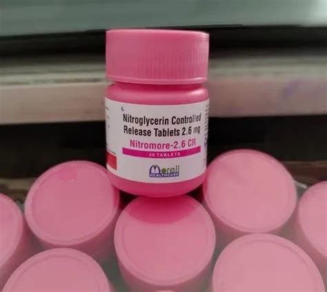 Nitroglycerin 2 6 Tablet Packaging Type Bottles At Best Price In Kalol