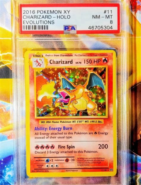 2016 Holo Near Mint Xy Evolutions Charizard Very Rare Etsy