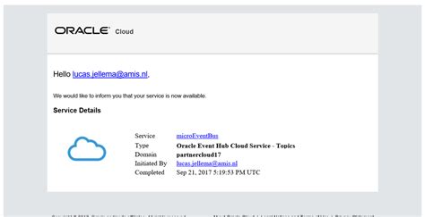 Setting Up Oracle Event Hub Apache Kafka Cloud Service And Pub And Sub