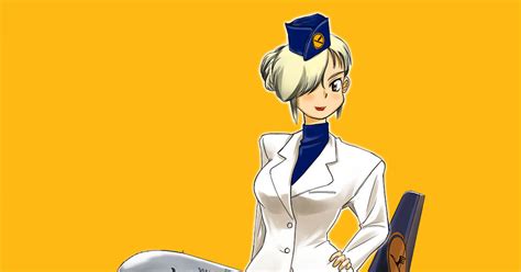 エアライン 【旅客機擬人化】ルフトハンザドイツ航空 両刃剣のイラスト Pixiv