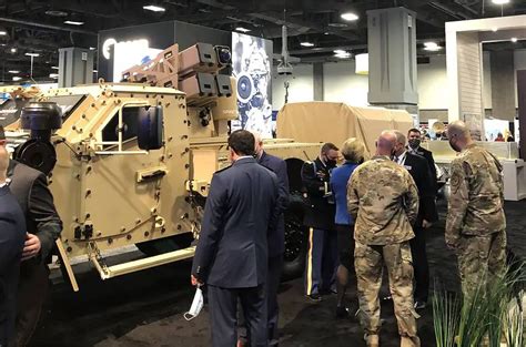 Ausa 2021 Oshkosh Defense Displays Jltv Armed With Spike Nlos Missile