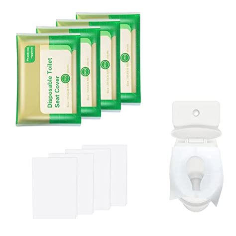 Jagowa Disposable Toilet Seat Covers 40 Pcs 4 Packs Flushable