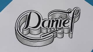 The Name Daniel In Cursive