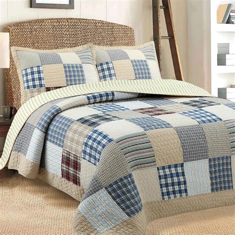 Cozy Line Home Fashions 100 Cotton Real Patchwork