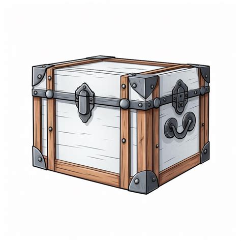 Premium Ai Image A Game Assets Creat Wood A And Metal Box