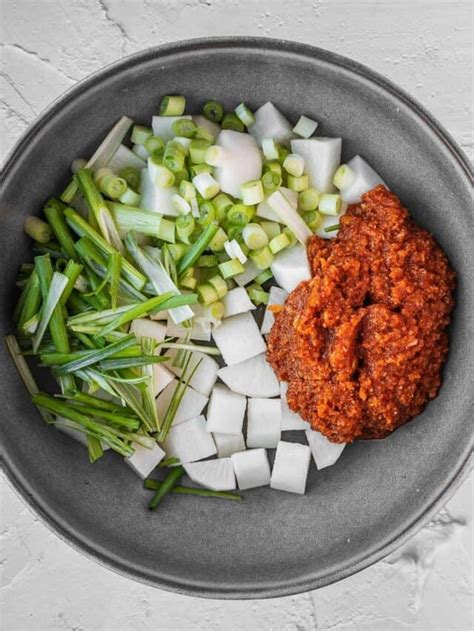 Korean Radish Kimchi Easy And Quick Kkakdugi Recipe Urban Farm And