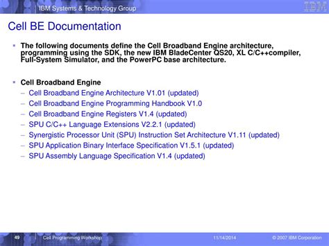 Ppt Cell Broadband Engine Introduction Architecture Powerpoint