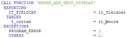 REUSE ALV GRID DISPLAY Step By Step