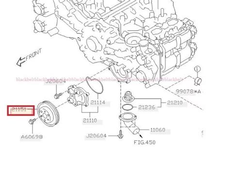SUBARU BRZ 2016 Genuine Pulley Water Pump OEM JDM Japan 21151AA100