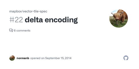 delta encoding · issue 22 · mapbox vector tile spec · github