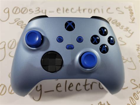 New Custom Xbox Series One X S Titanium Blue Wireless Controller Etsy