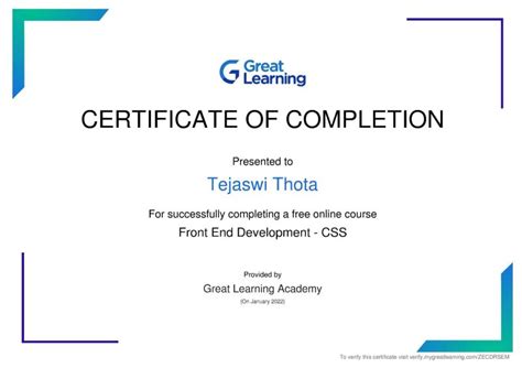tejaswi thota on linkedin greatlearning frontenddevelopment css