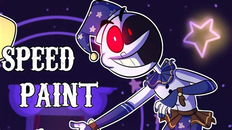 Moon And Sun Fnaf Security Breach Speedpaint Youtube
