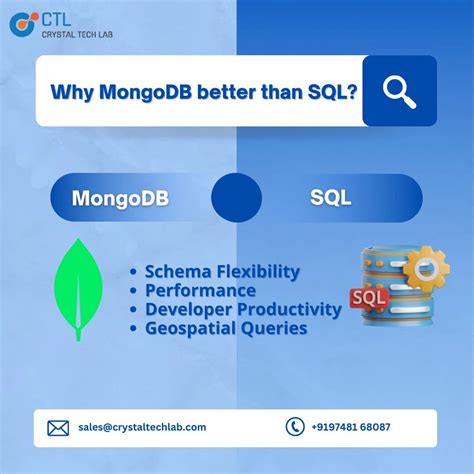 Why Mongodb Better Than Sql Crystal Tech Lab Posted On The Topic