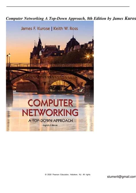 Computer Networking A Top Down Approach 8th Edition By James Kurose