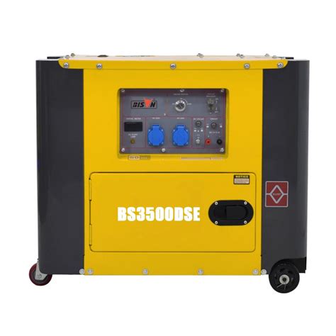 Bison China Single Phase 3kw Generator Silented Performances Air