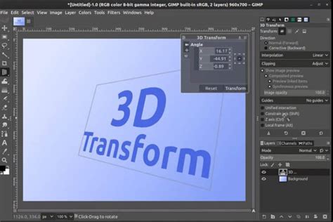 Gimp 21018 Released With New 3d Transform Tool Download Link Gimp 21018 Released With New 3d Transform Tool Download Link