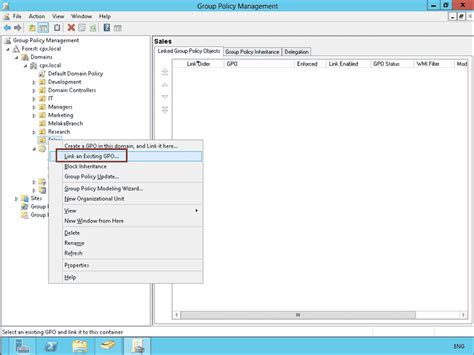 Prohibit Access To Control Panel For Domain Users In Windows Server