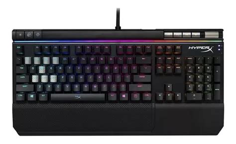 Teclado Gamer Hyperx Alloy Qwerty Cherry Mx Rgb Blue Inglés Us Color