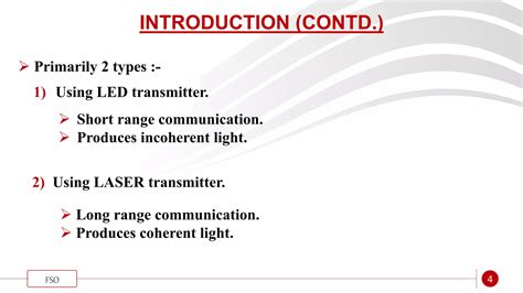 Free Space Optical Communication Fso Pptx