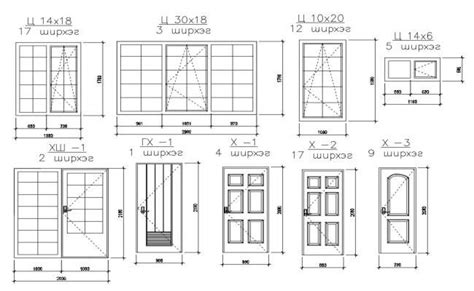 Door Floor Plan Size