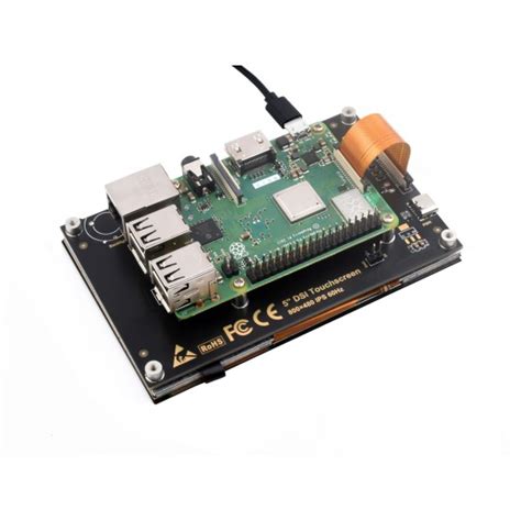 5inch Dsi Capacitive Touch Display 800×480 Pixels Dsi Interface Ips Panel 178° Wide Viewing