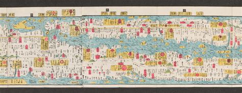 Section Of A Map Of Roads In Japan Dai Nihon Koku Junro Meiki Daisei