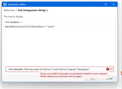 Couldn T Generate An Expression Studio Uipath Community Forum