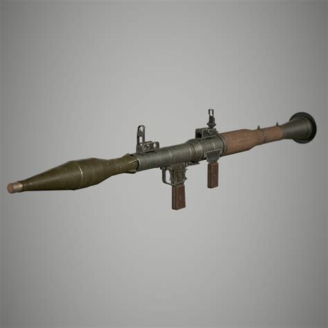 Rpg 7 3d Model 20 Png Fbx Obj Free3d