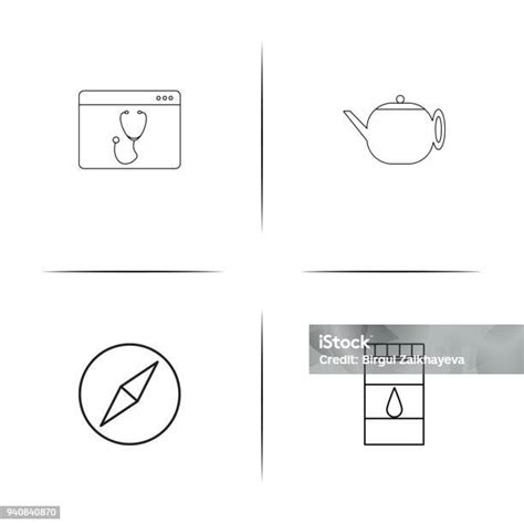 창조적인 프로세스 및 설계 간단한 선형 아이콘 설정합니다 개요 벡터 아이콘 0명에 대한 스톡 벡터 아트 및 기타 이미지 0명 디자인 벡터 Istock