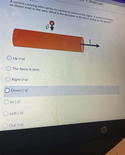 Solved A Current Carrying Wire Carries Its Current As Shown Chegg Com