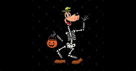 Goofy Skeleton Halloween Goofy Sticker Teepublic