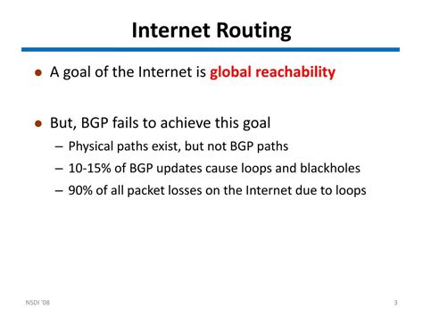 Ppt Consensus Routing The Internet As A Distributed System