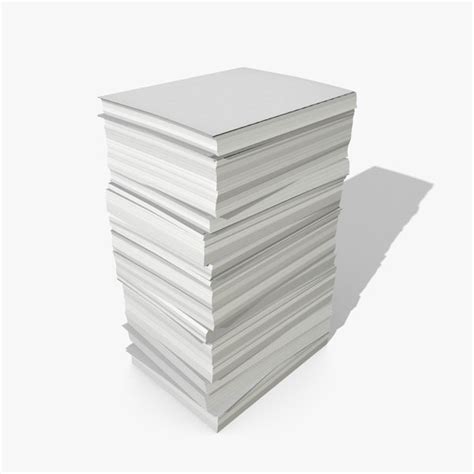 Cartoon Stack Of Paper