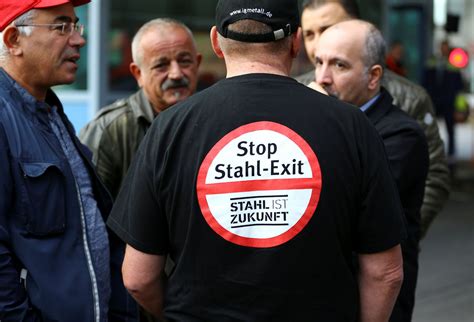 Thyssenkrupp Großdemo Gegen Fusion Mit Tata Der Spiegel