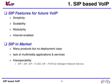 PPT The Development Of SIP Based VoIP Service PowerPoint Presentation ID